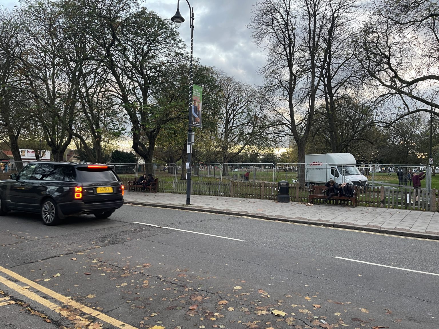 Tree sellers on their way back – Wansteadium