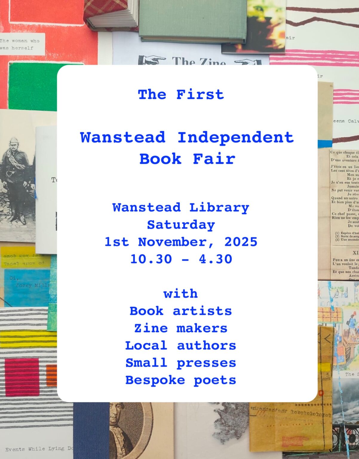 Wanstead Independent Book Fair – Wansteadium